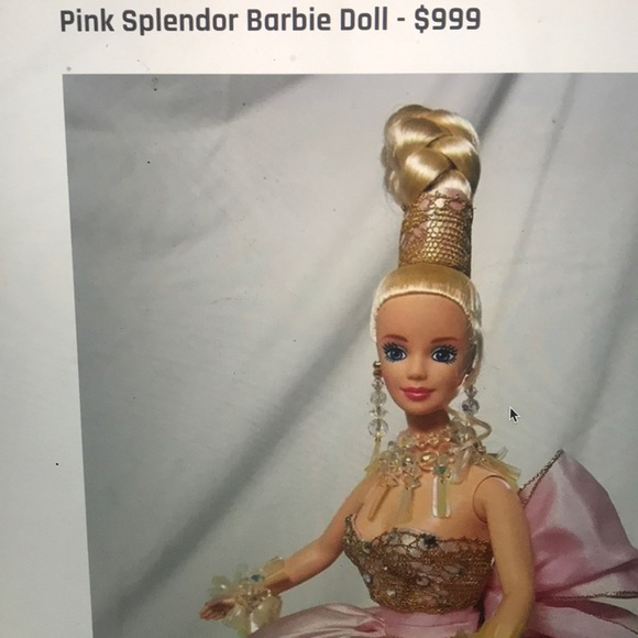 Mattel | Other | Pink Splendor Barbie | Poshmark